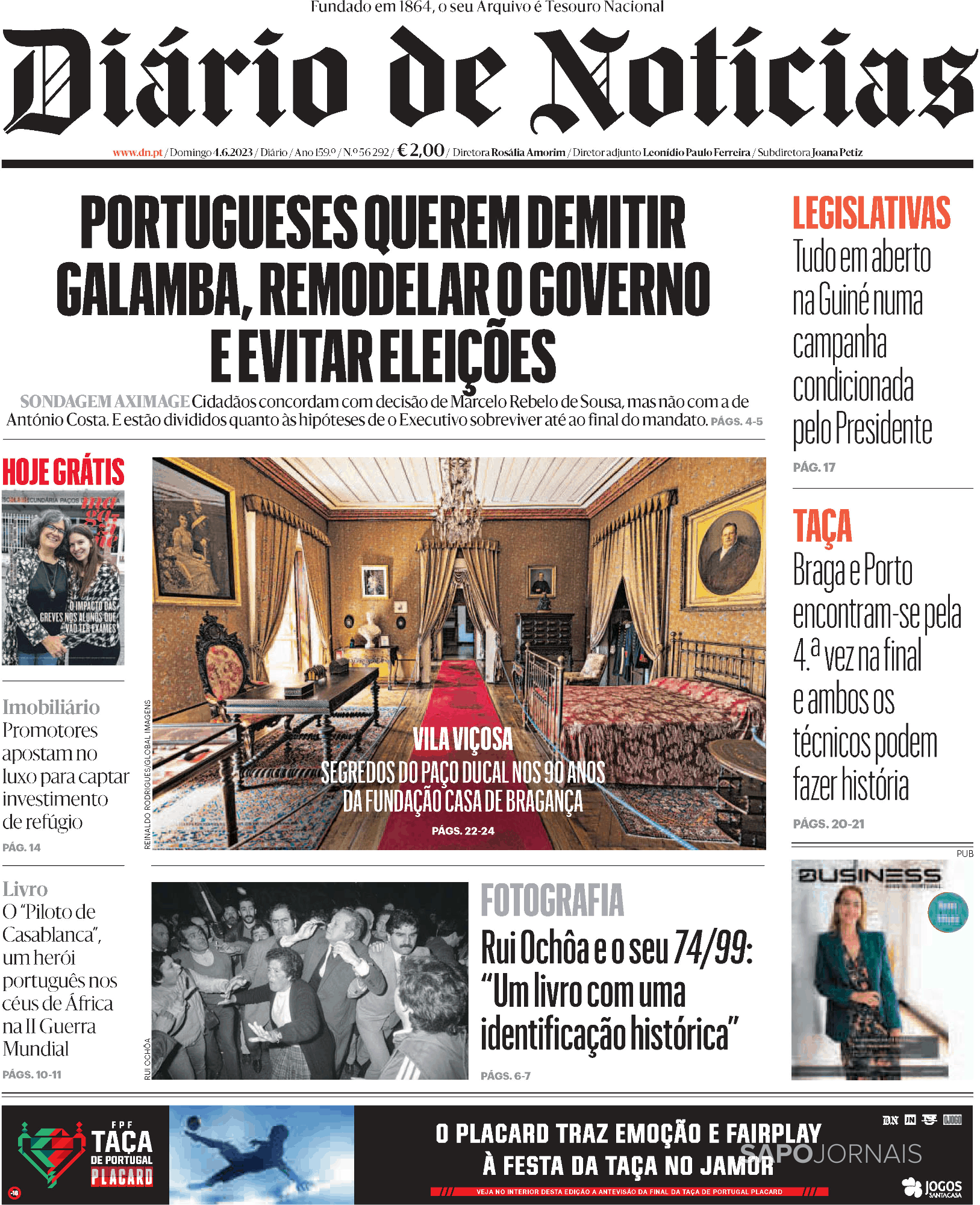 Diário de Notícias (4 jun 2023) - Jornais e Revistas - SAPO.pt - Última ...