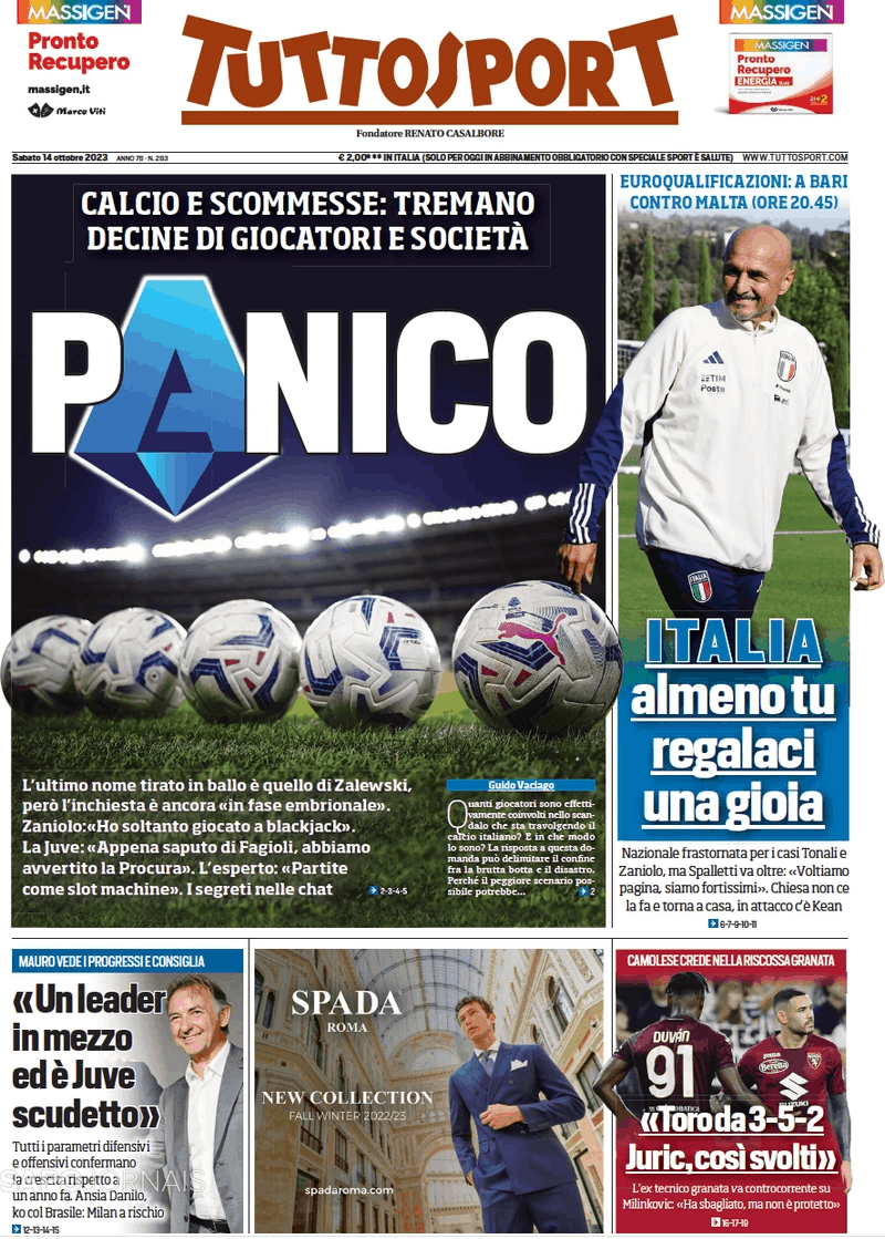 Tuttosport (14 out 2023) - Jornais e Revistas - SAPO.pt - Última hora e ...