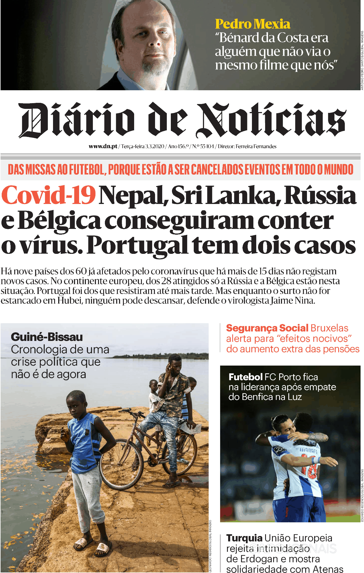 Diário de Notícias (3 mar 2020) - Jornais e Revistas - SAPO.pt - Última ...