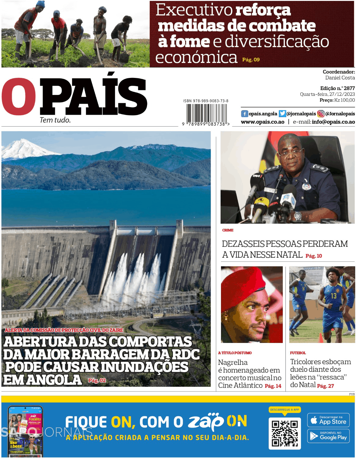 O País (27 dez 2023) - Jornais e Revistas - SAPO.pt - Última hora e ...