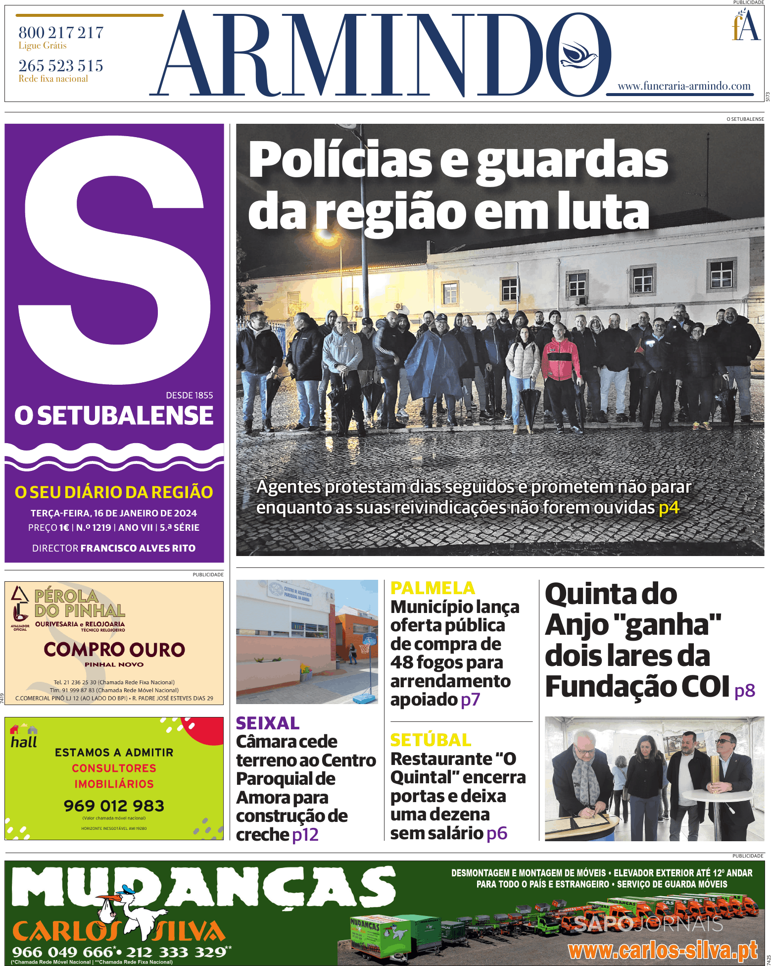 O Setubalense (16 jan 2024) - Jornais e Revistas - SAPO.pt - Última ...