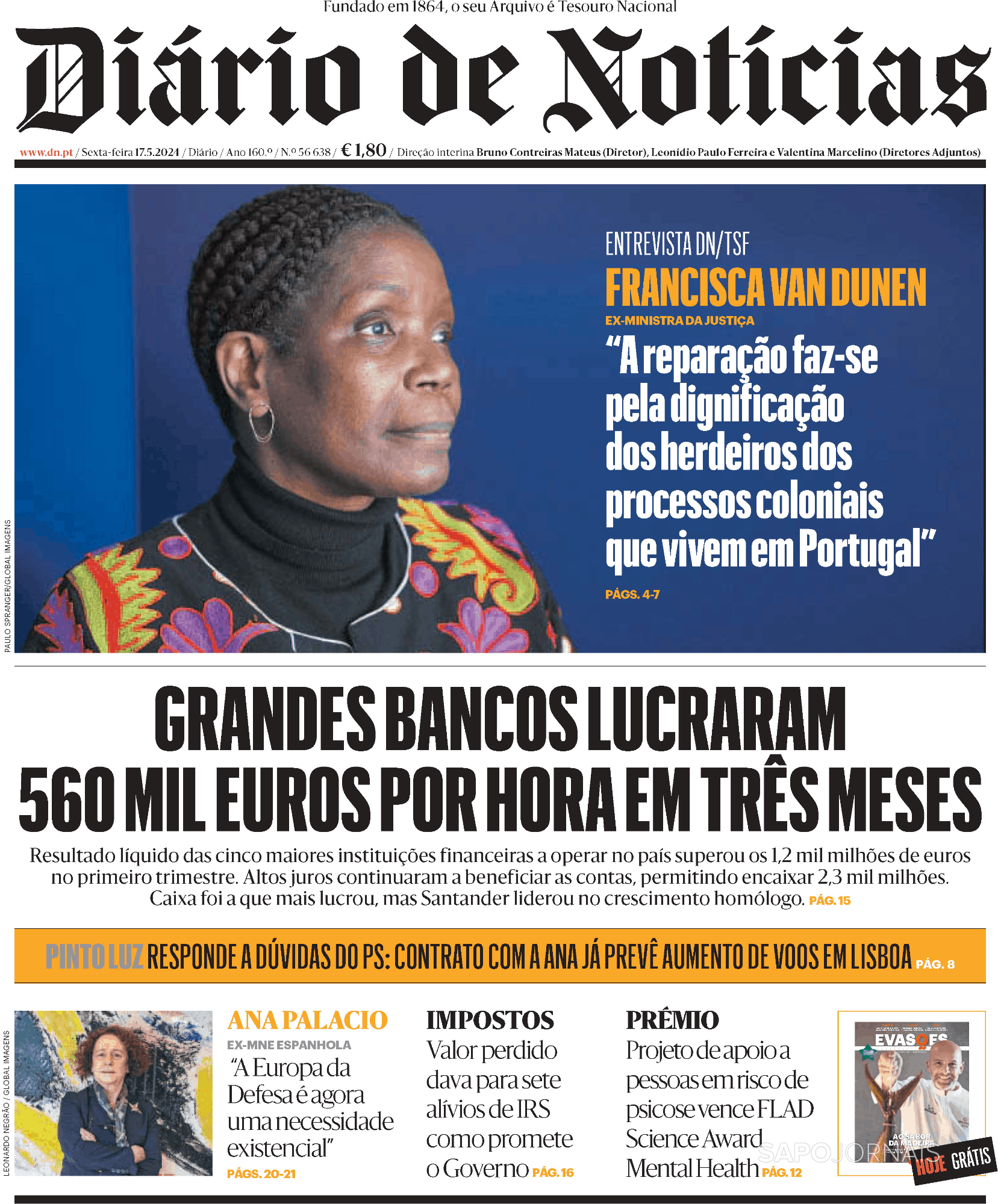 Diário de Notícias (17 mai 2024) - Jornais e Revistas - SAPO.pt ...