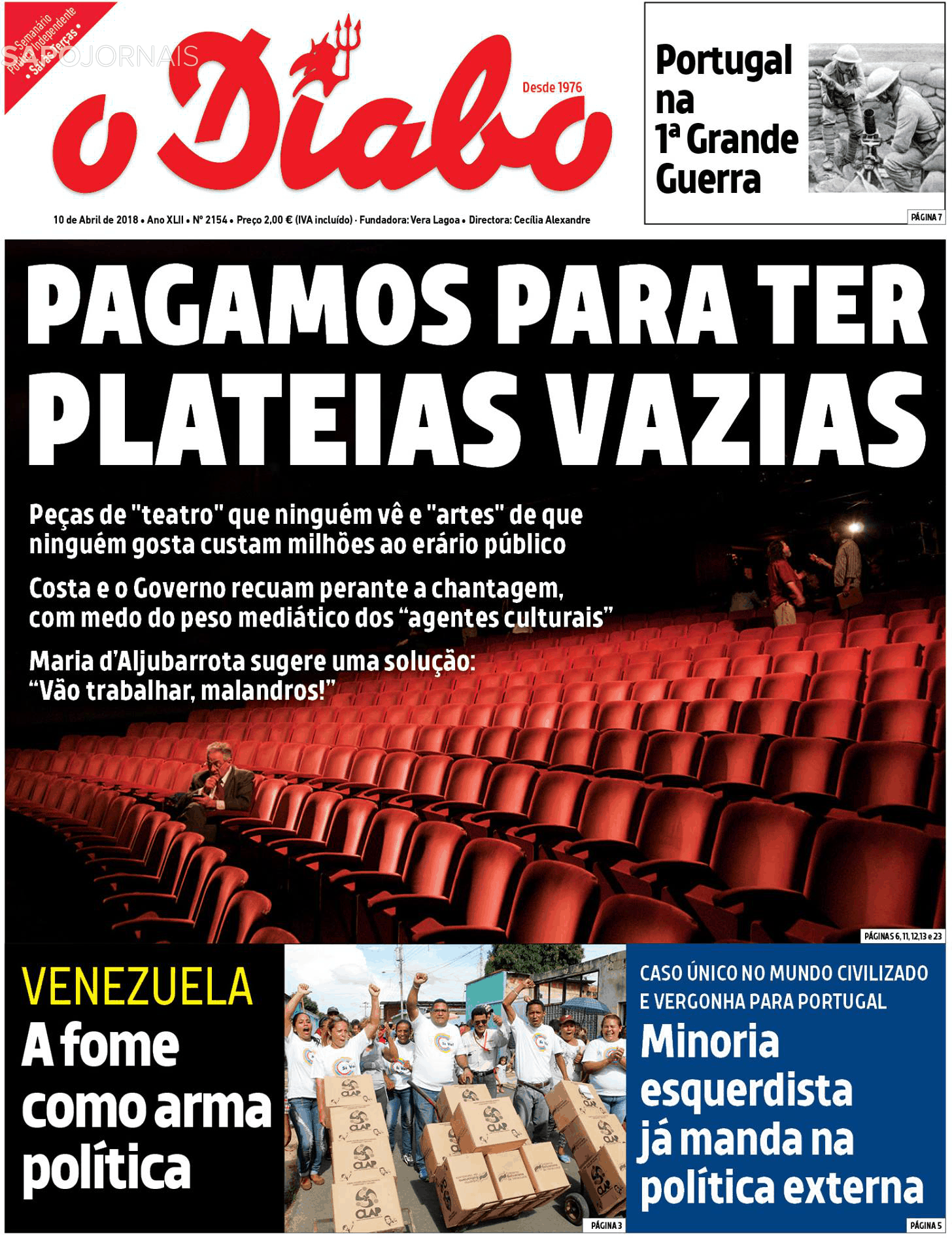 O Diabo (10 abr 2018) - Jornais e Revistas - SAPO.pt - Última hora e ...