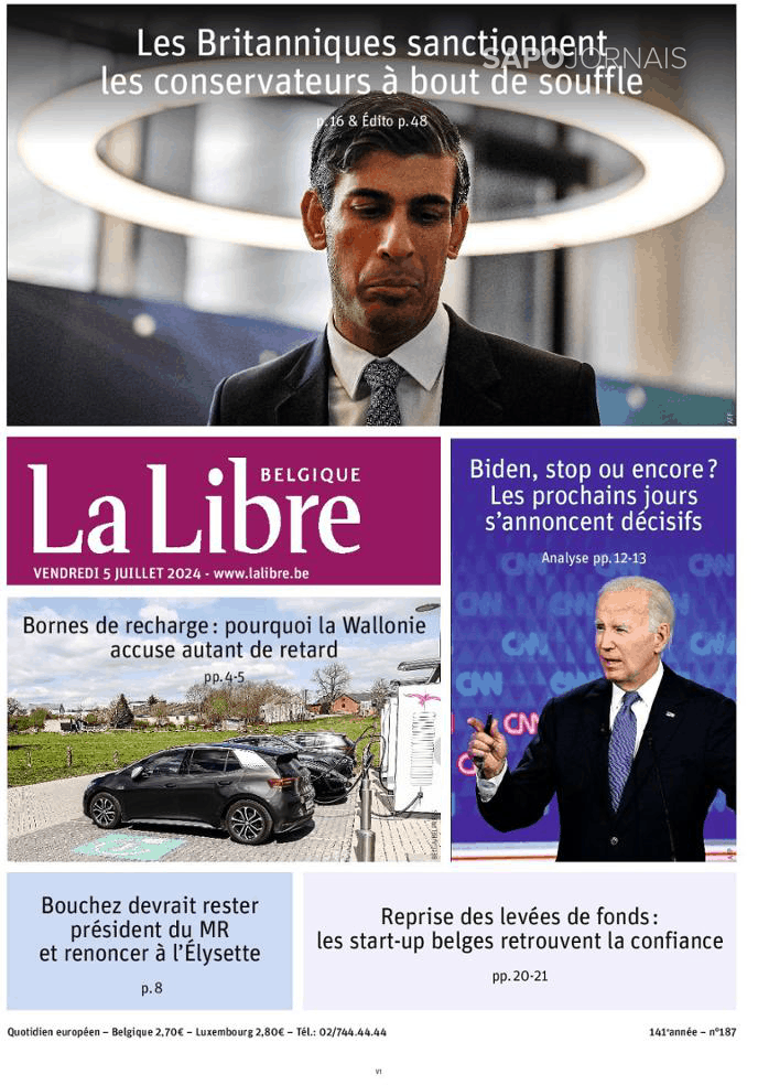 La Libre Belgique (5 jul 2024) - Jornais e Revistas - SAPO.pt - Última ...