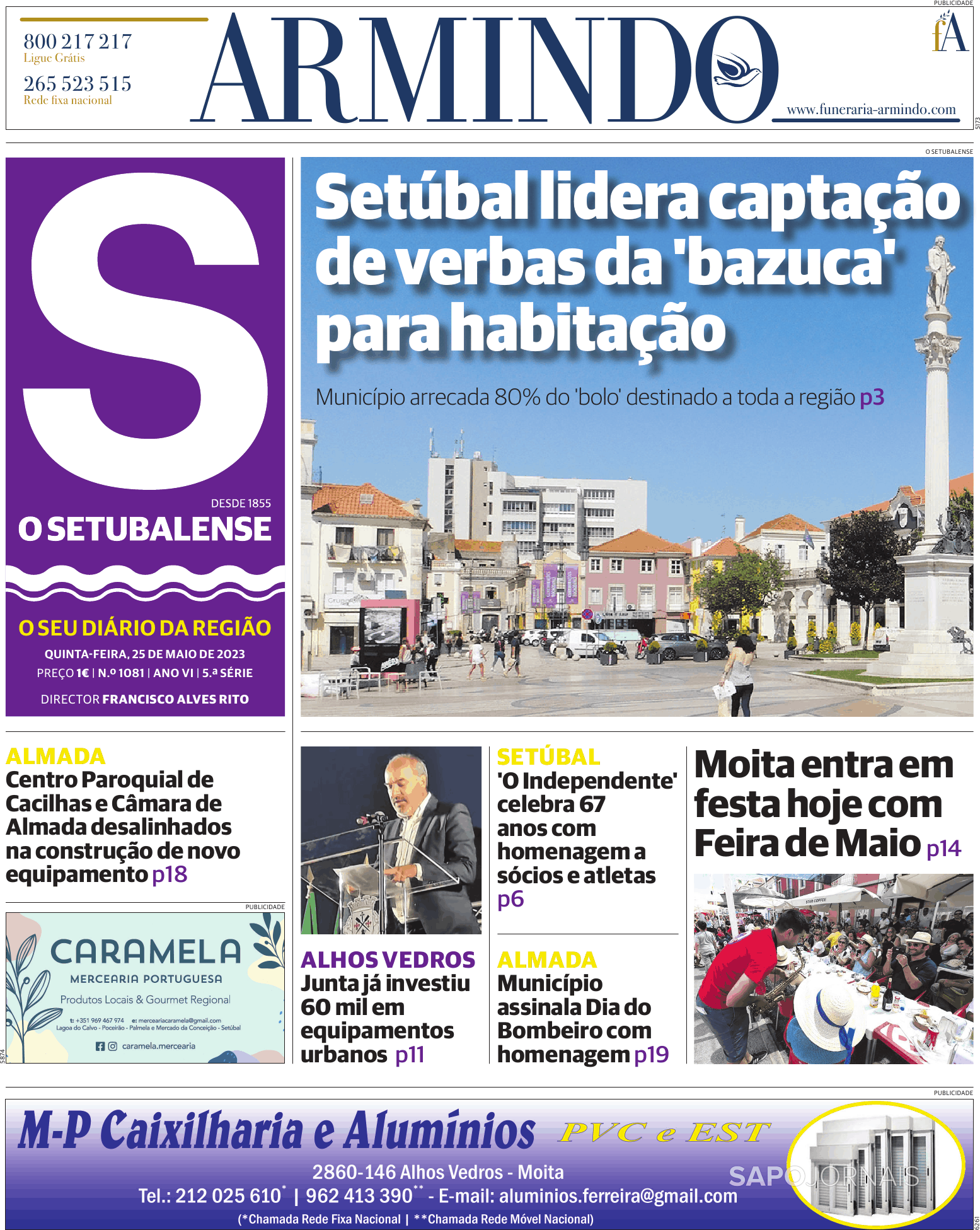 O Setubalense (25 mai 2023) - Jornais e Revistas - SAPO.pt - Última ...