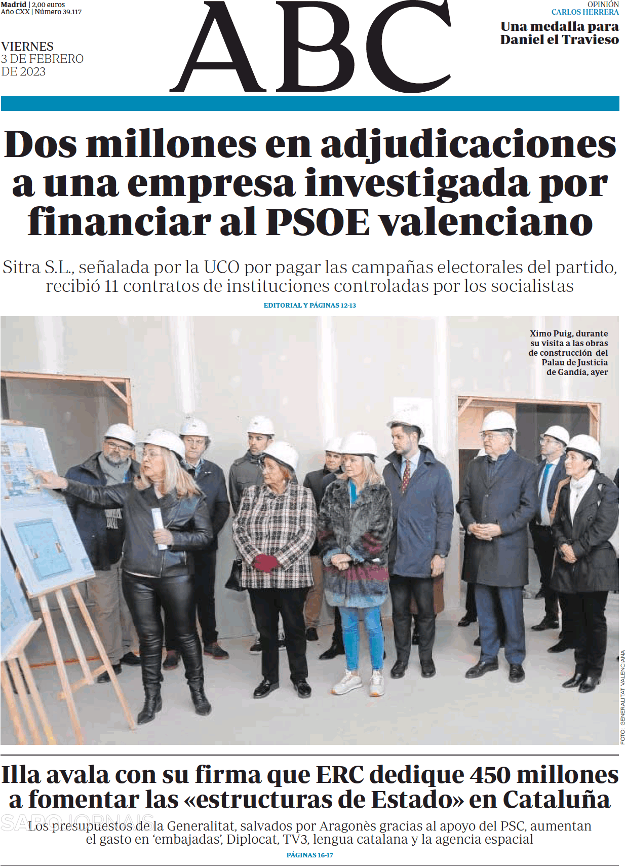 ABC (3 fev 2023) - Jornais e Revistas - SAPO.pt - Última hora e ...