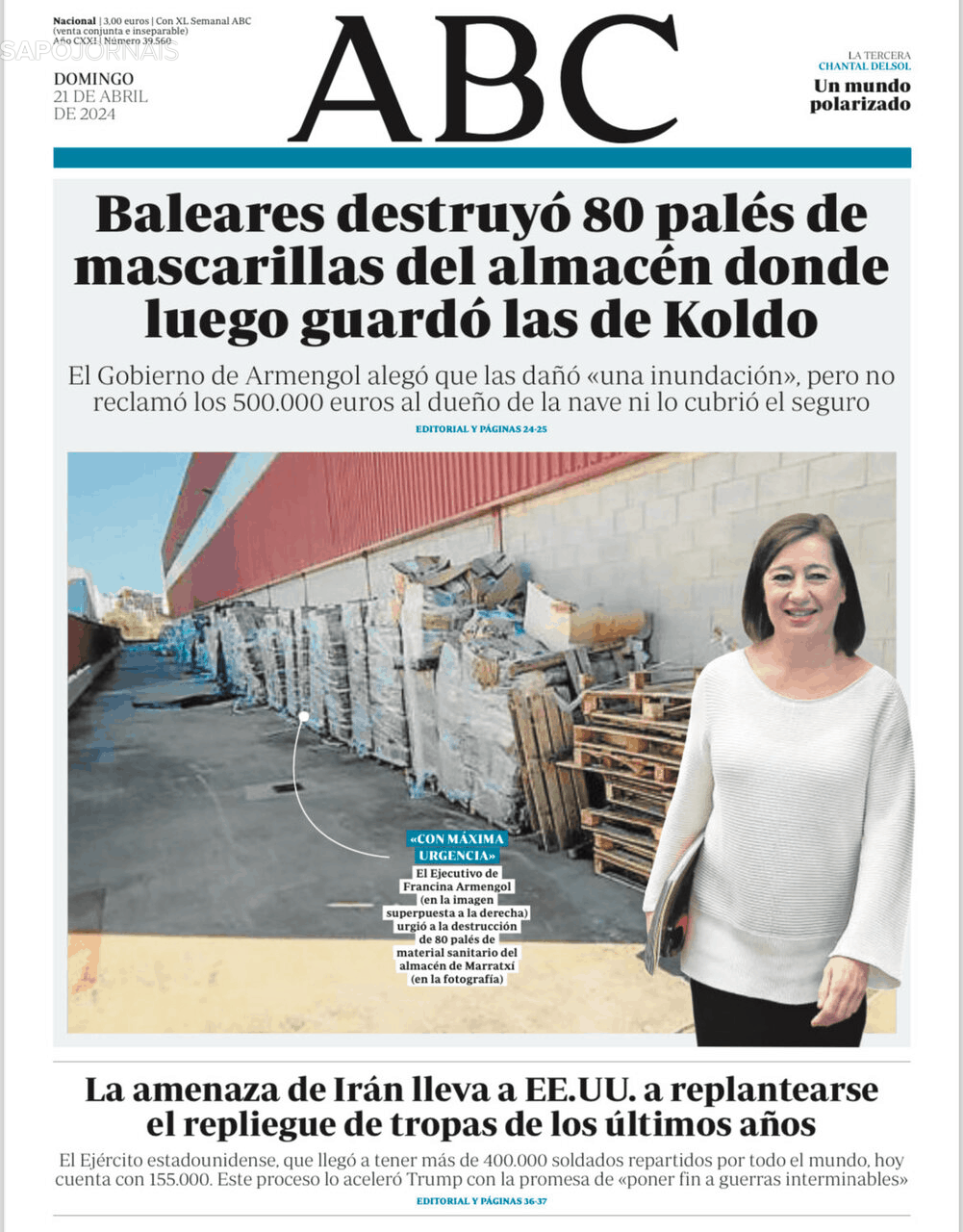 ABC (21 abr 2024) - Jornais e Revistas - SAPO.pt - Última hora e ...