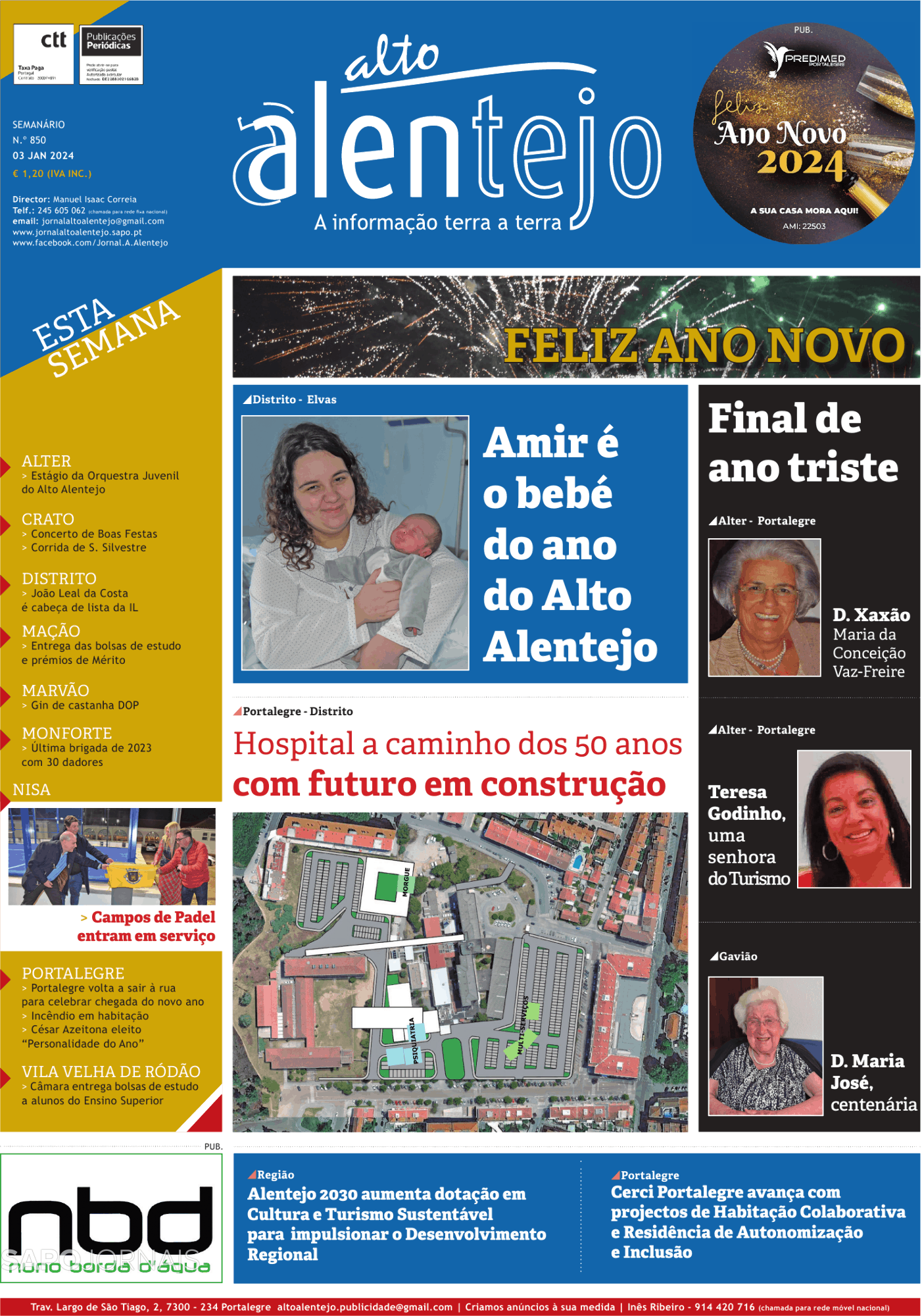 Alto Alentejo (3 jan 2024) - Jornais e Revistas - SAPO.pt - Última hora e notícias de hoje ...