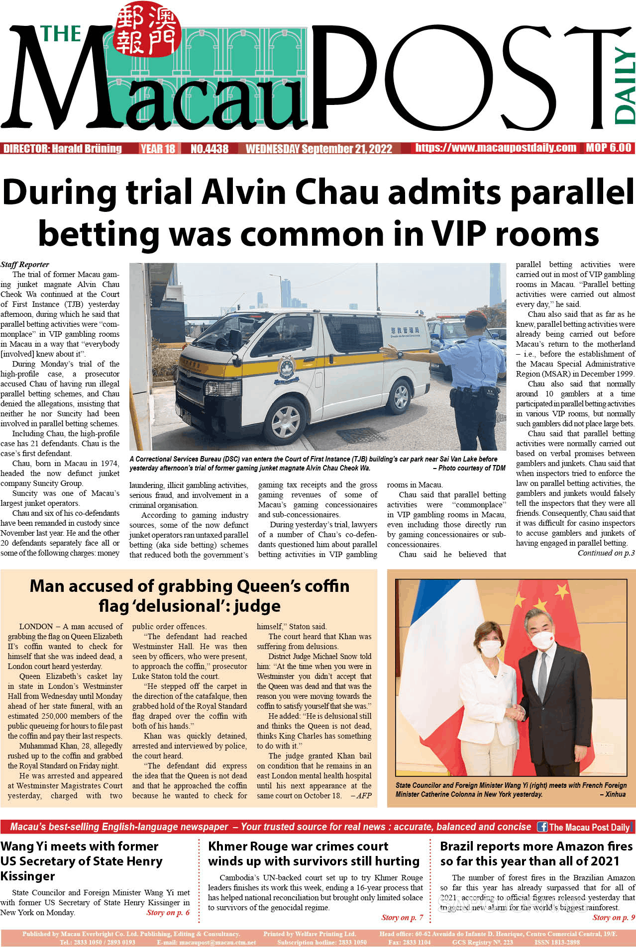 The Macau Post Daily (21 set 2022) - Jornais e Revistas - SAPO.pt ...