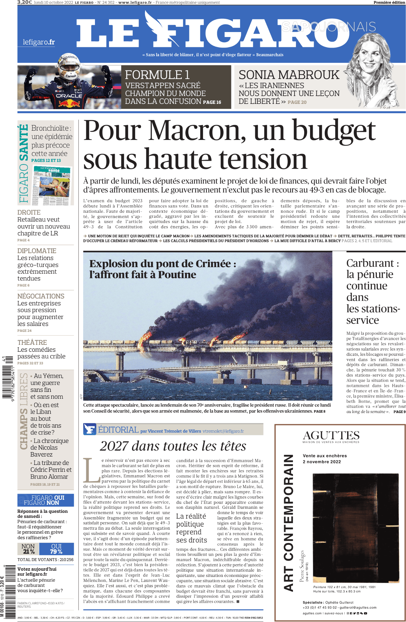 Le Figaro (10 out 2022) - Jornais e Revistas - SAPO.pt - Última hora e ...