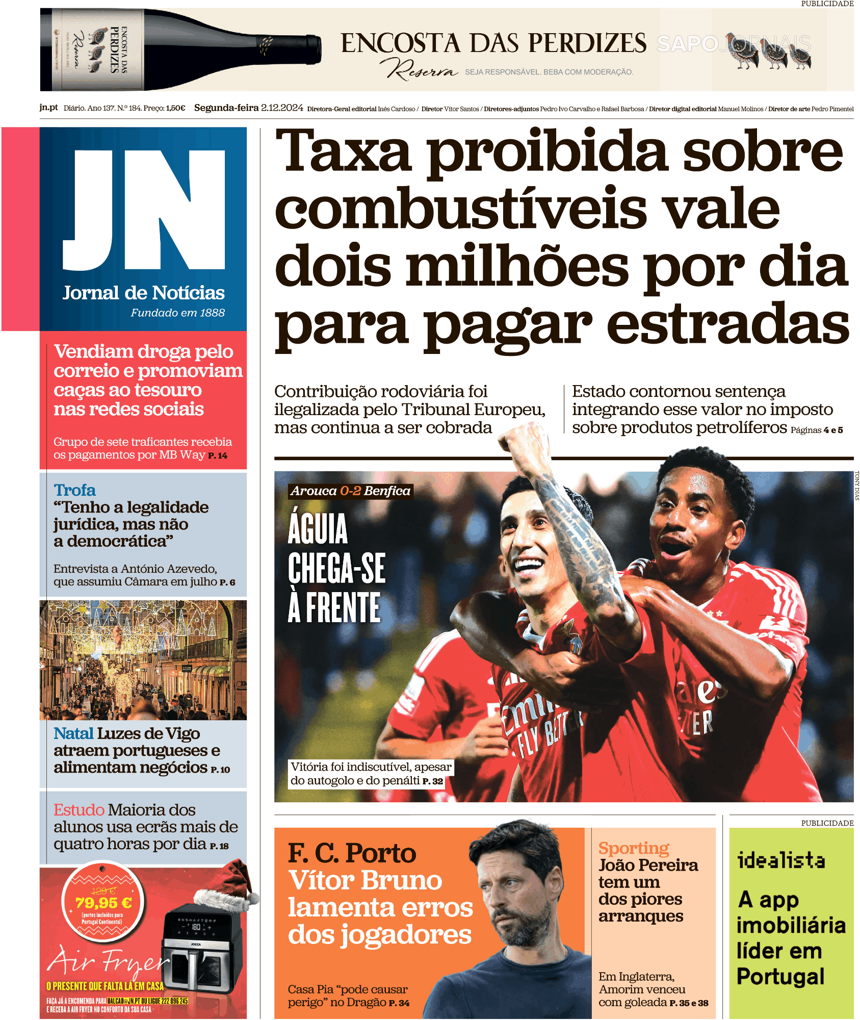 Jornal de Notícias (2 dez 2024) - Jornais e Revistas - SAPO.pt - Última ...