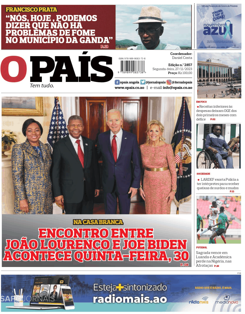 O País (27 nov 2023) - Jornais e Revistas - SAPO.pt - Última hora e ...
