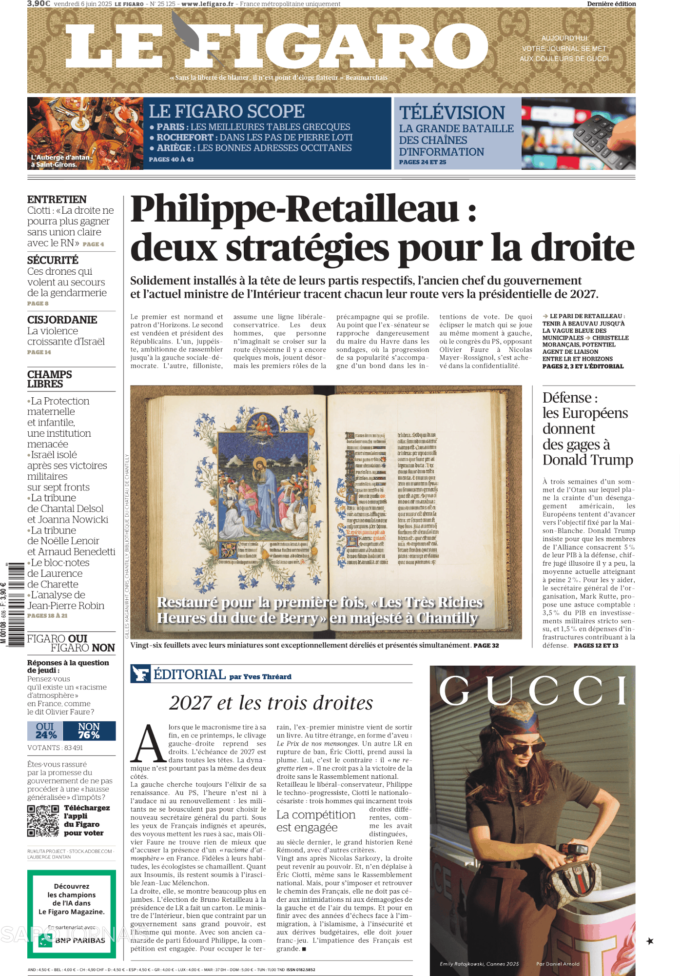 Le Figaro (6 jun 2025) - Jornais e Revistas - SAPO.pt - Última hora e ...