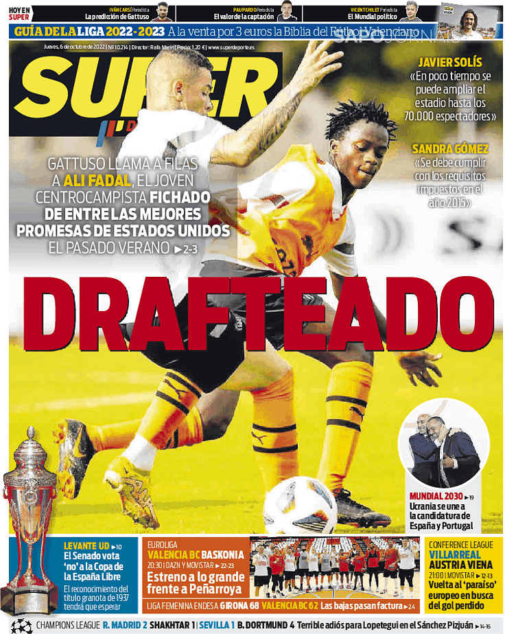 Super Deporte (6 out 2022) - Jornais e Revistas - SAPO.pt - Última hora ...