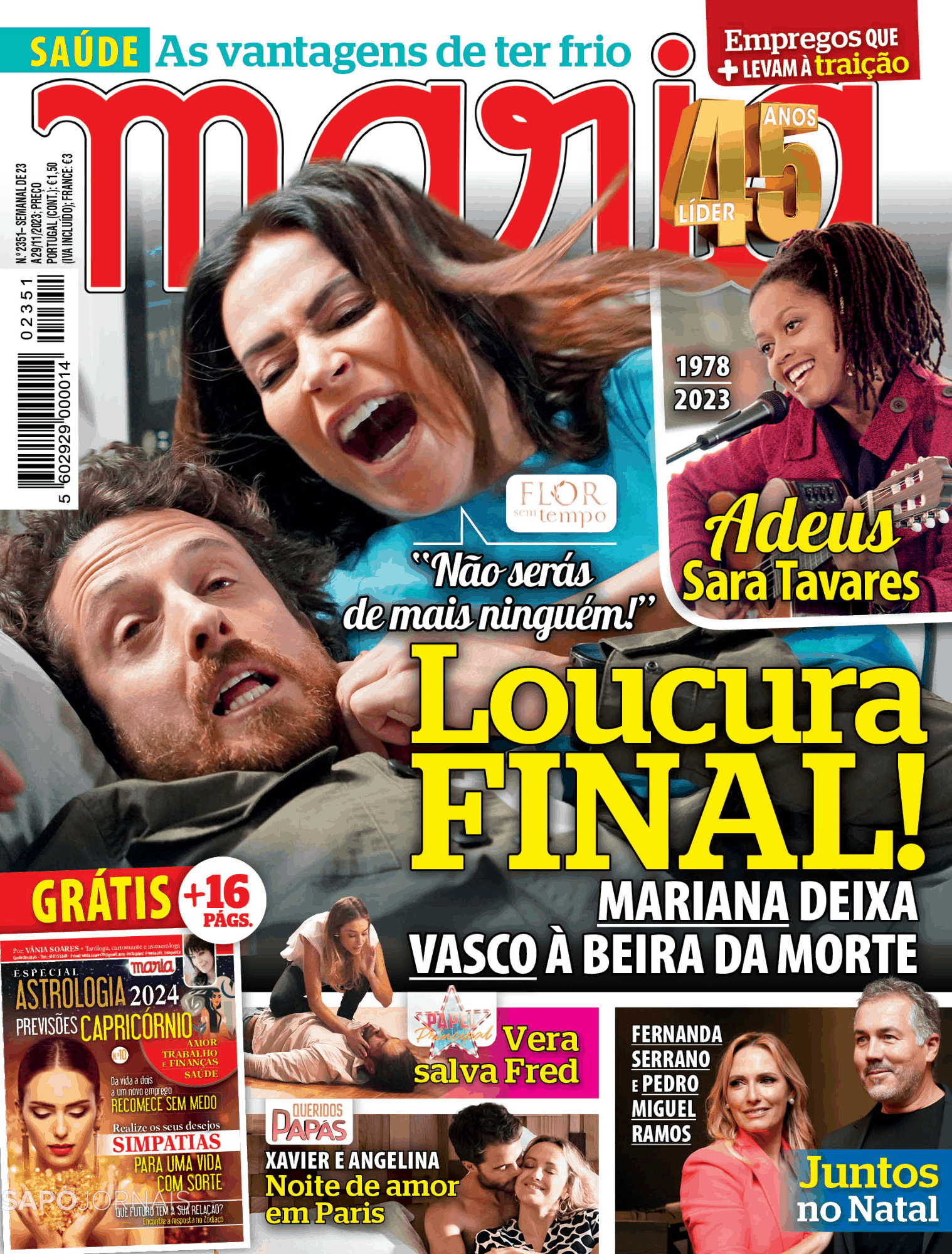 Maria (23 nov 2023) - Jornais e Revistas - SAPO.pt - Última hora e ...