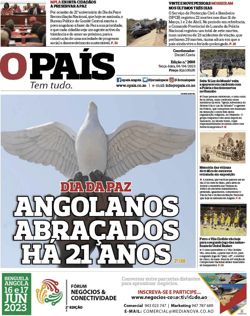 O País (4 abr 2023) - Jornais e Revistas - SAPO.pt - Última hora e ...