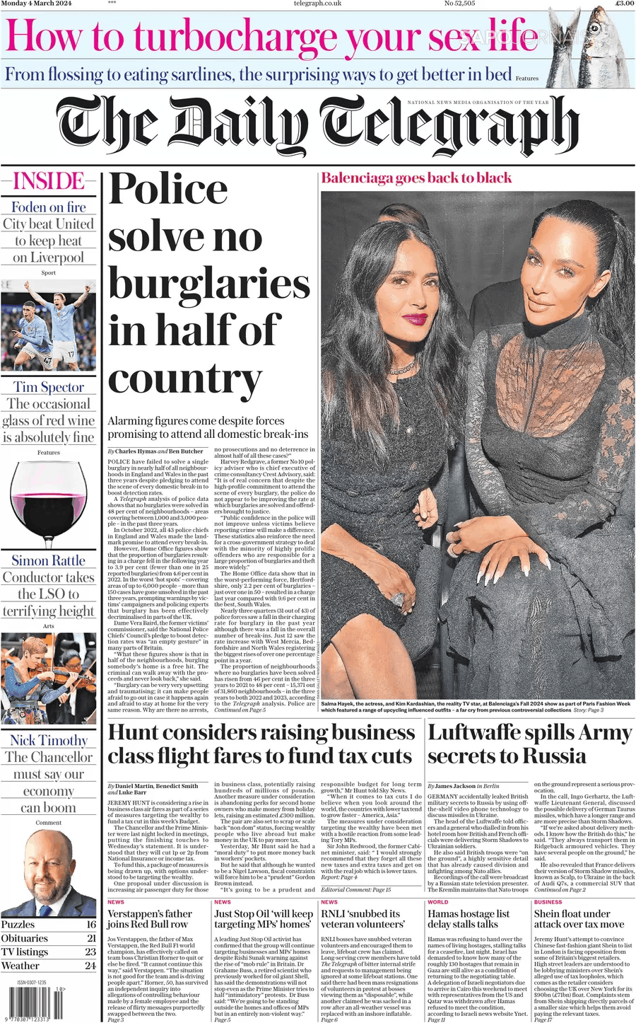 The Daily Telegraph (4 mar 2024) - Jornais e Revistas - SAPO.pt ...