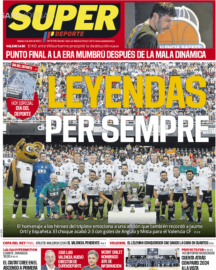 Super Deporte (6 abr 2024) - Jornais e Revistas - SAPO.pt - Última hora ...