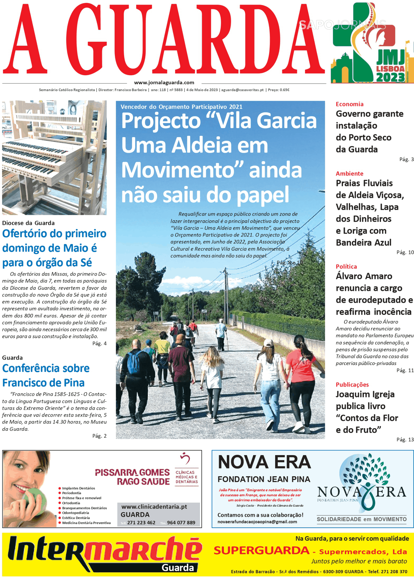 A Guarda (3 mai 2023) - Jornais e Revistas - SAPO.pt - Última hora e ...
