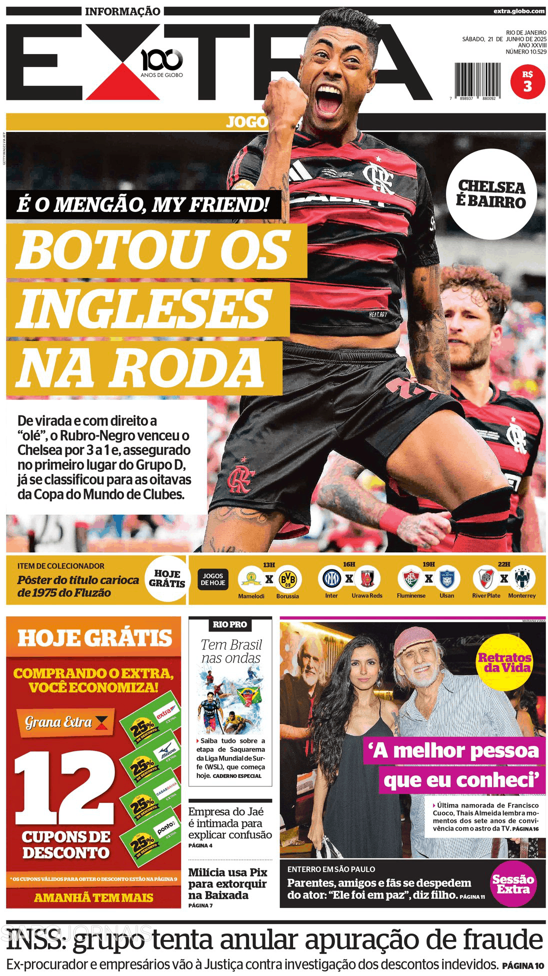 Extra 21 Jun 2025 Jornais E Revistas Sapopt Última Hora E