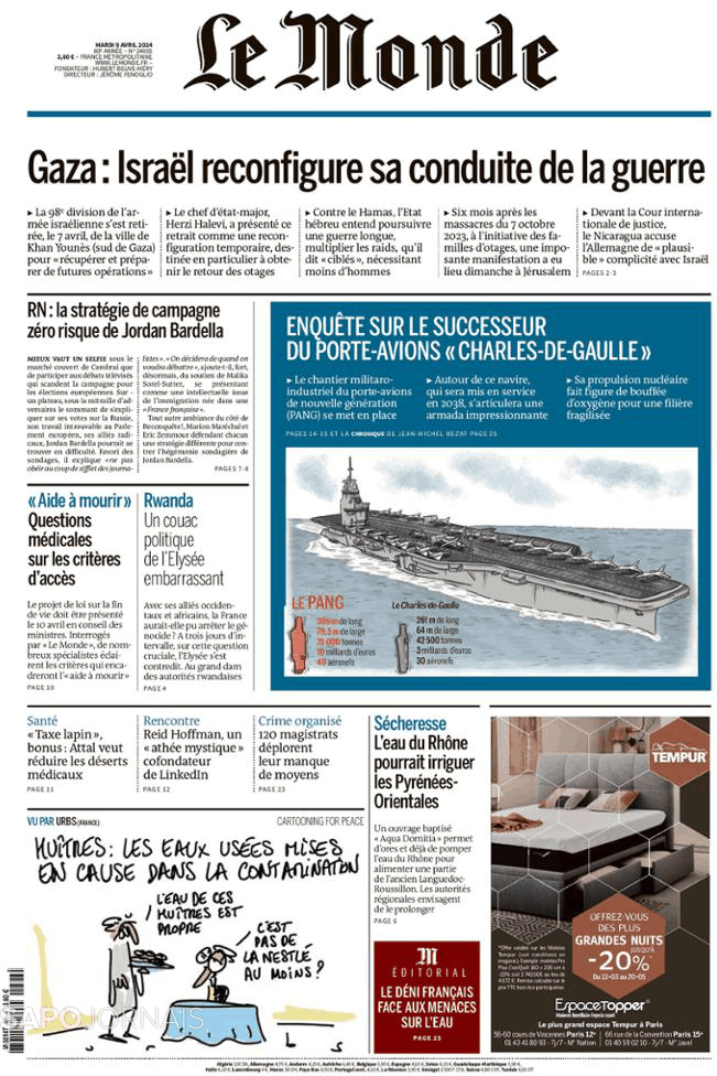 Le Monde (9 abr 2024) - Jornais e Revistas - SAPO.pt - Última hora e notícias de hoje ...