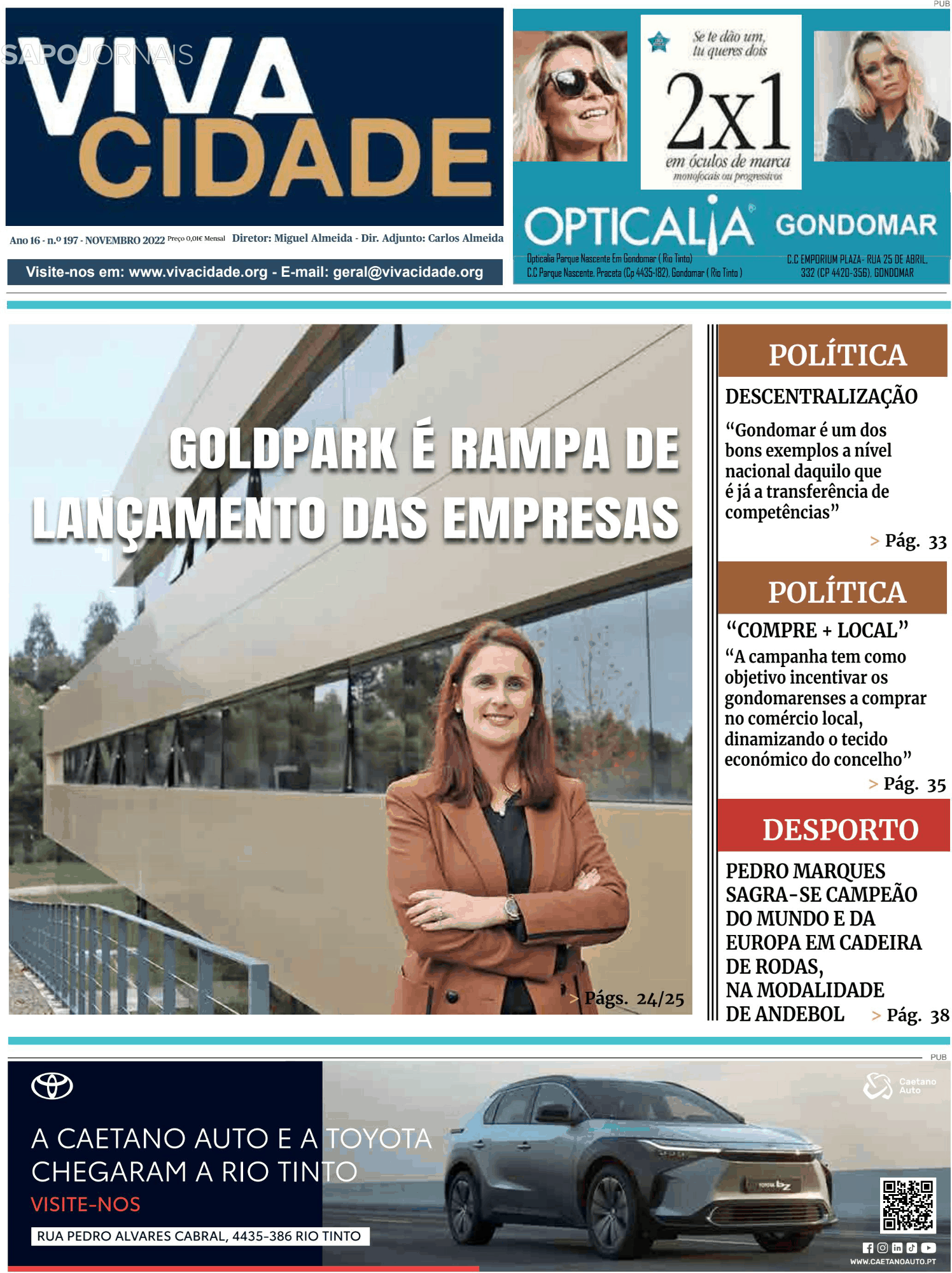 Vivacidade (25 nov 2022) - Jornais e Revistas - SAPO.pt - Última hora e ...