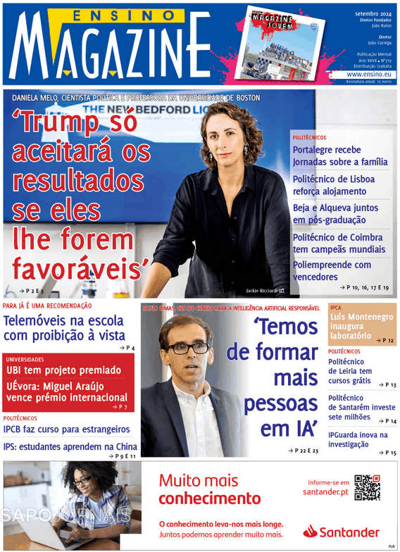 Ensino Magazine (18 set 2024) - Jornais e Revistas - SAPO.pt - Última hora e notícias de hoje ...