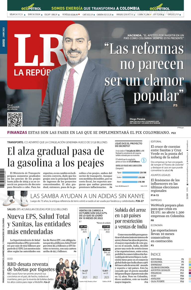 La Republica (2 nov 2023) - Jornais e Revistas - SAPO.pt - Última hora ...