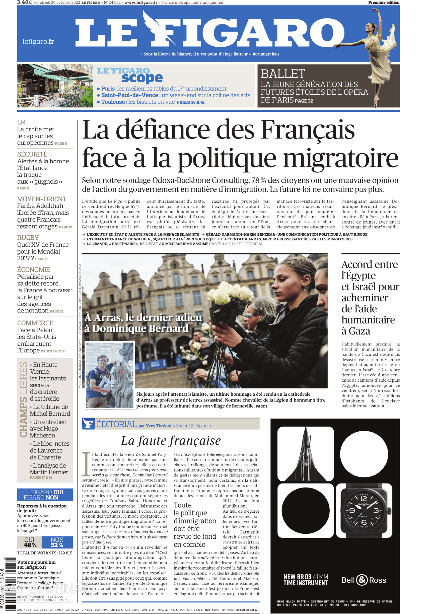 Le Figaro (20 out 2023) - Jornais e Revistas - SAPO.pt - Última hora e ...