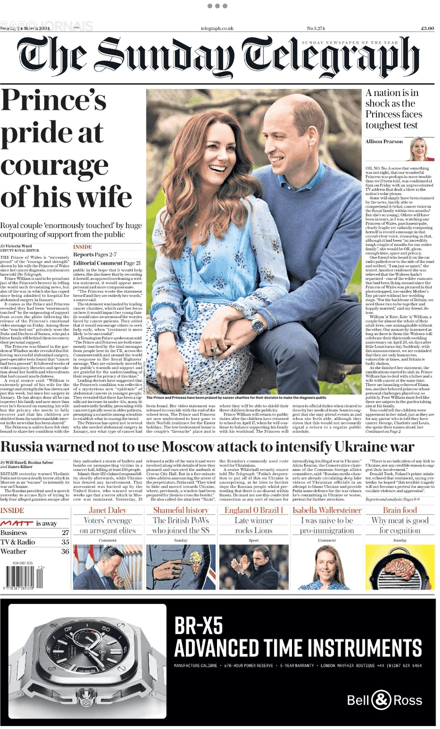 The Daily Telegraph (24 mar 2024) - Jornais e Revistas - SAPO.pt ...