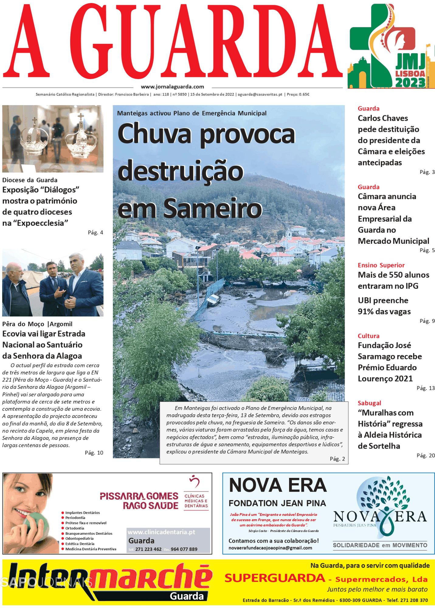 A Guarda (14 set 2022) - Jornais e Revistas - SAPO.pt - Última hora e ...