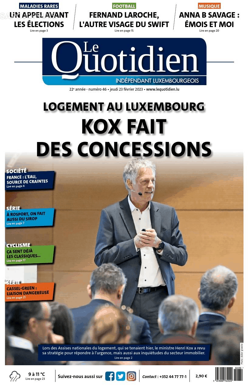 Le Quotidien (23 fev 2023) - Jornais e Revistas - SAPO.pt - Última hora ...