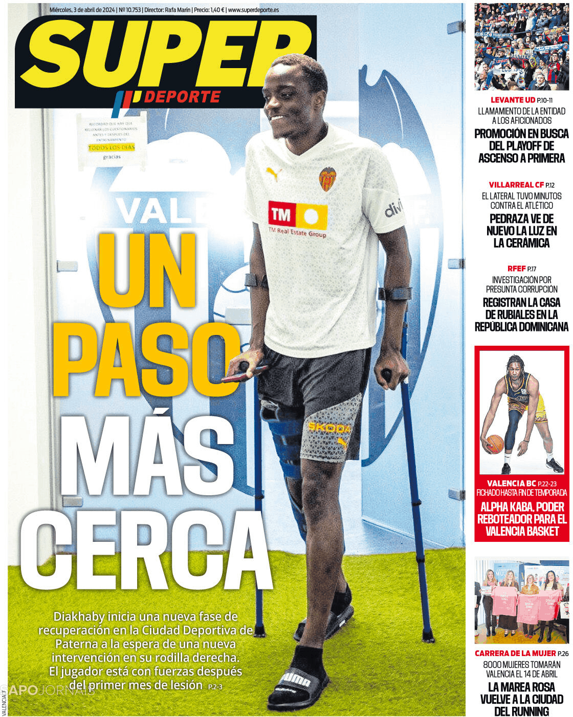 Super Deporte (3 abr 2024) - Jornais e Revistas - SAPO.pt - Última hora ...