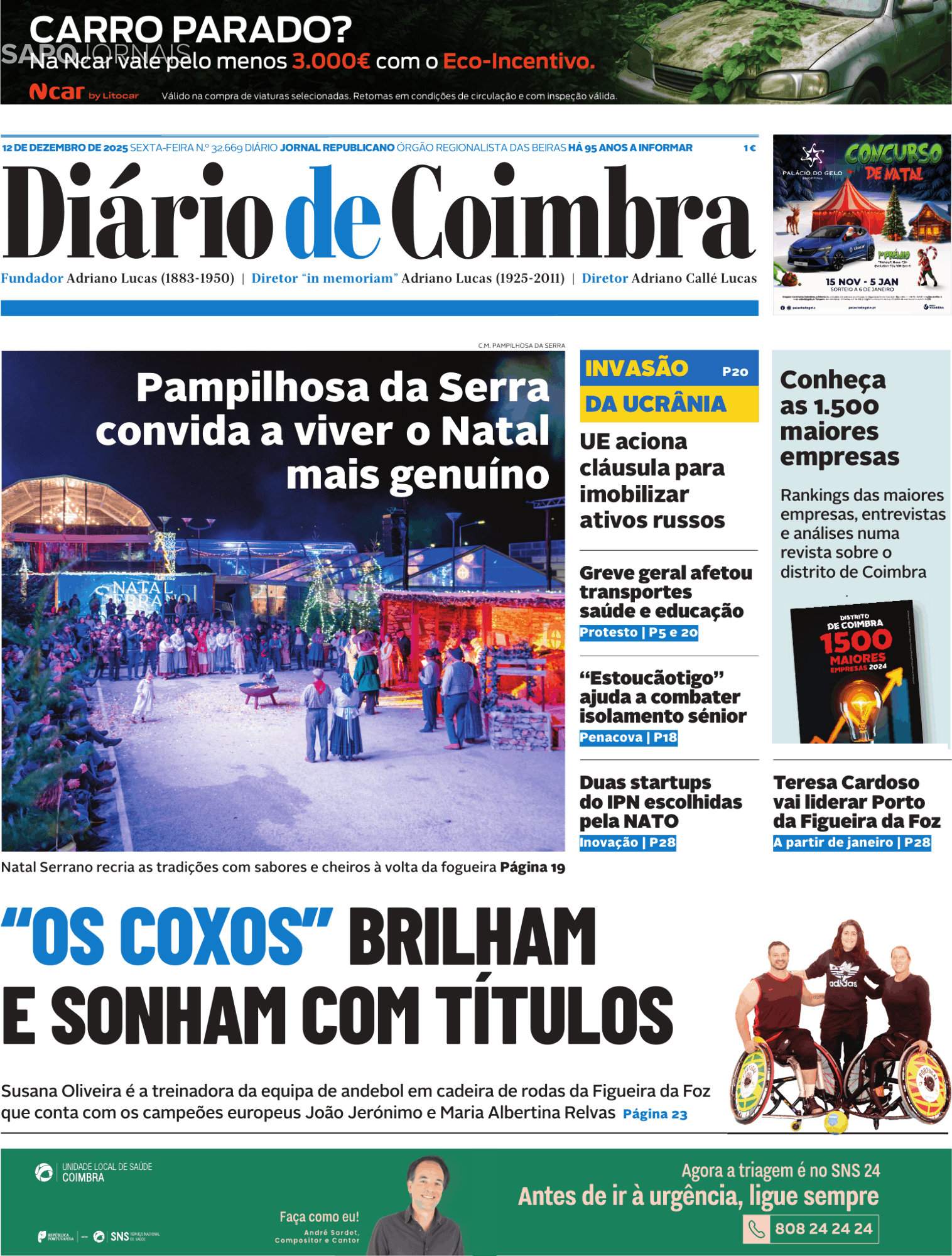 SAPO - Última hora e notícias de hoje atualizadas ao minuto.