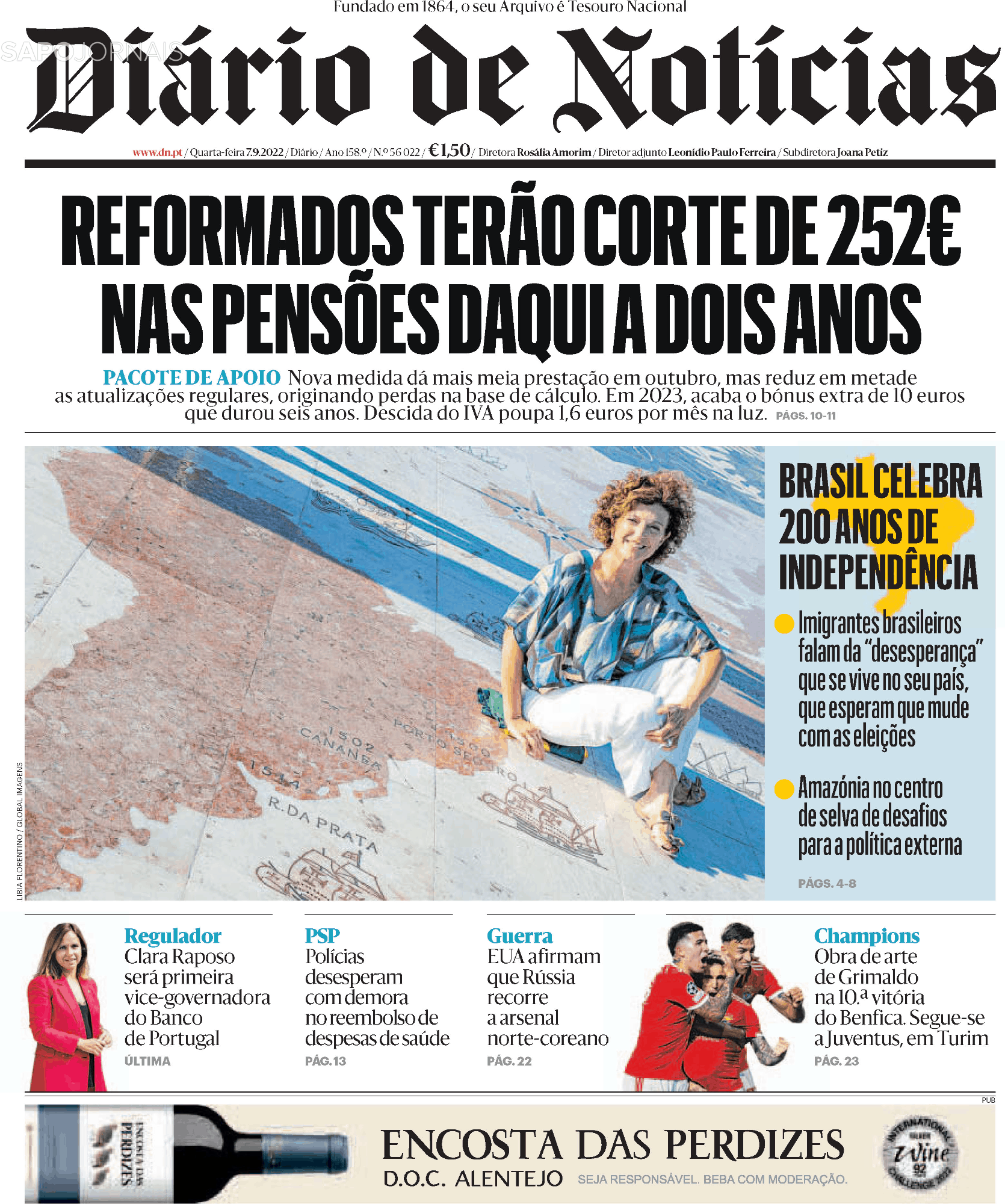 Diário de Notícias (7 set 2022) - Jornais e Revistas - SAPO.pt - Última ...