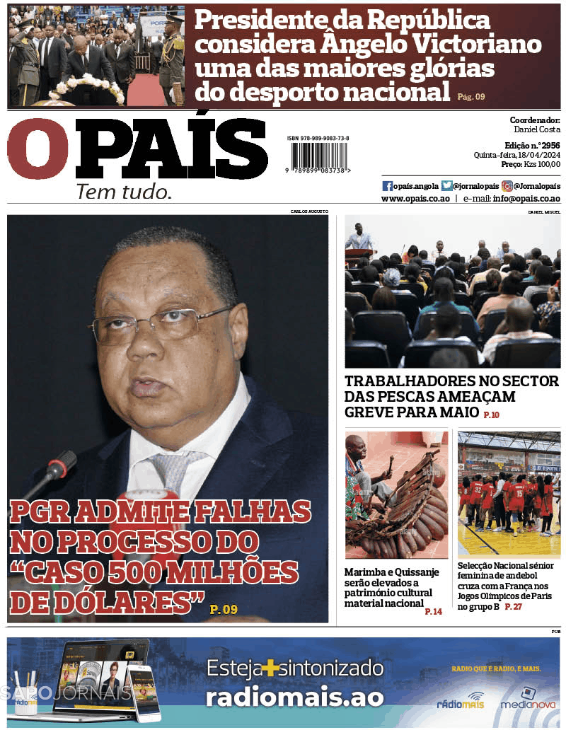O País (18 abr 2024) - Jornais e Revistas - SAPO.pt - Última hora e ...