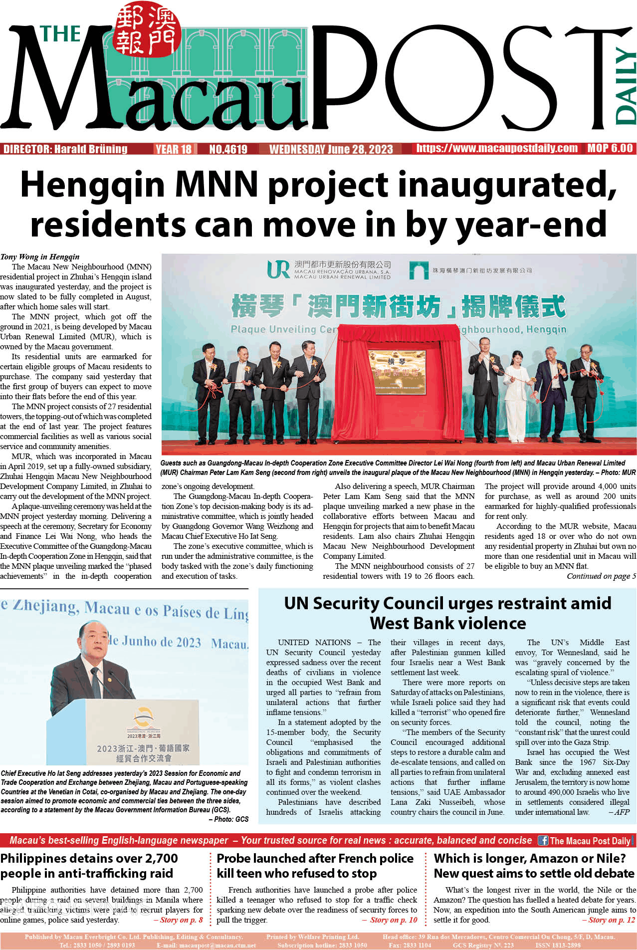 The Macau Post Daily (28 jun 2023) - Jornais e Revistas - SAPO.pt ...