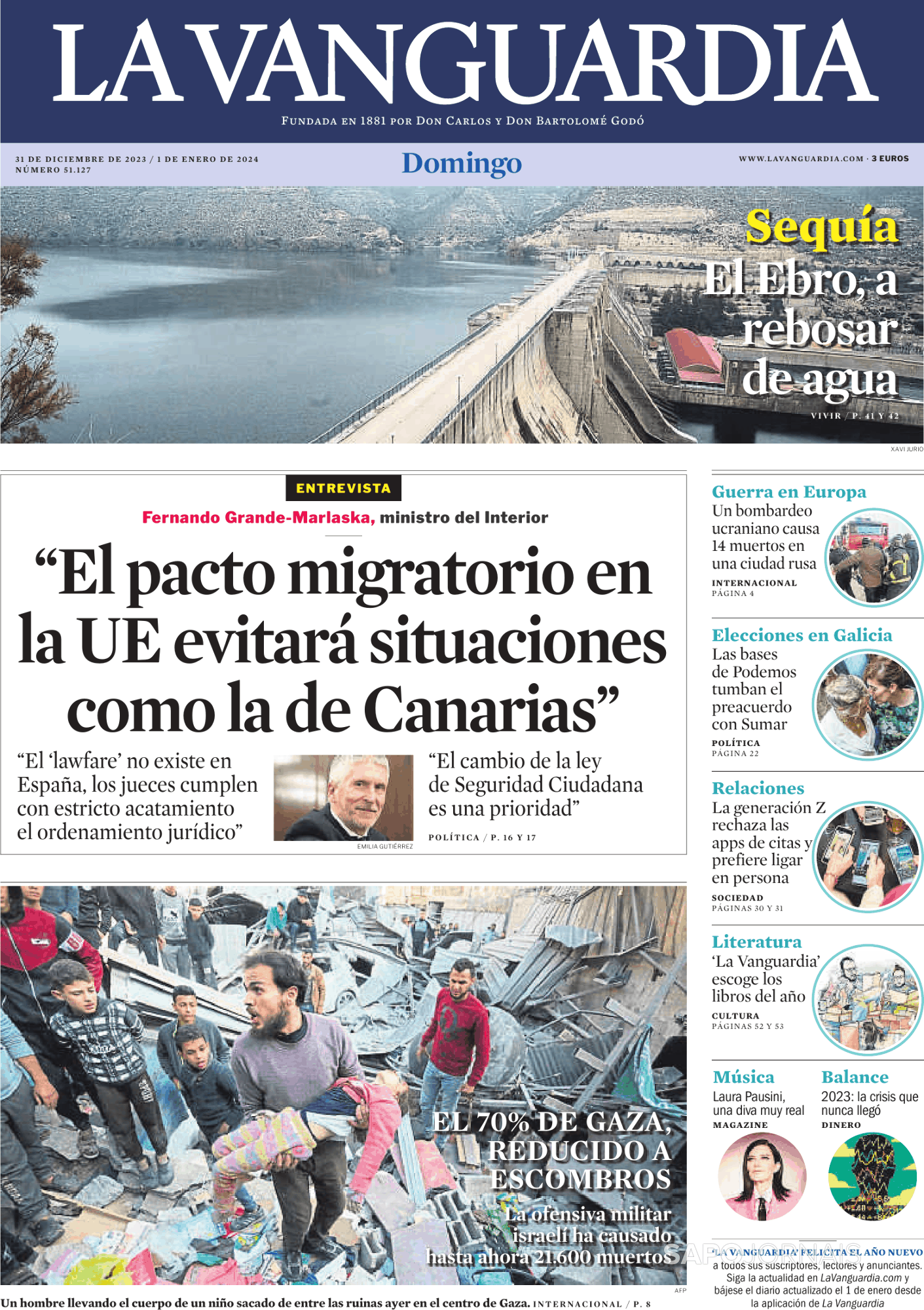 La Vanguardia (31 dez 2023) - Jornais e Revistas - SAPO.pt - Última ...