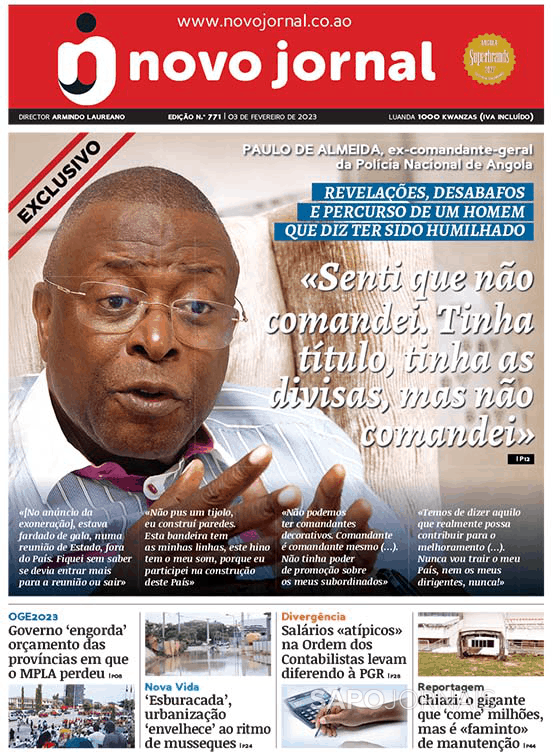 Novo Jornal (3 fev 2023) - Jornais e Revistas - SAPO.pt - Última hora e ...