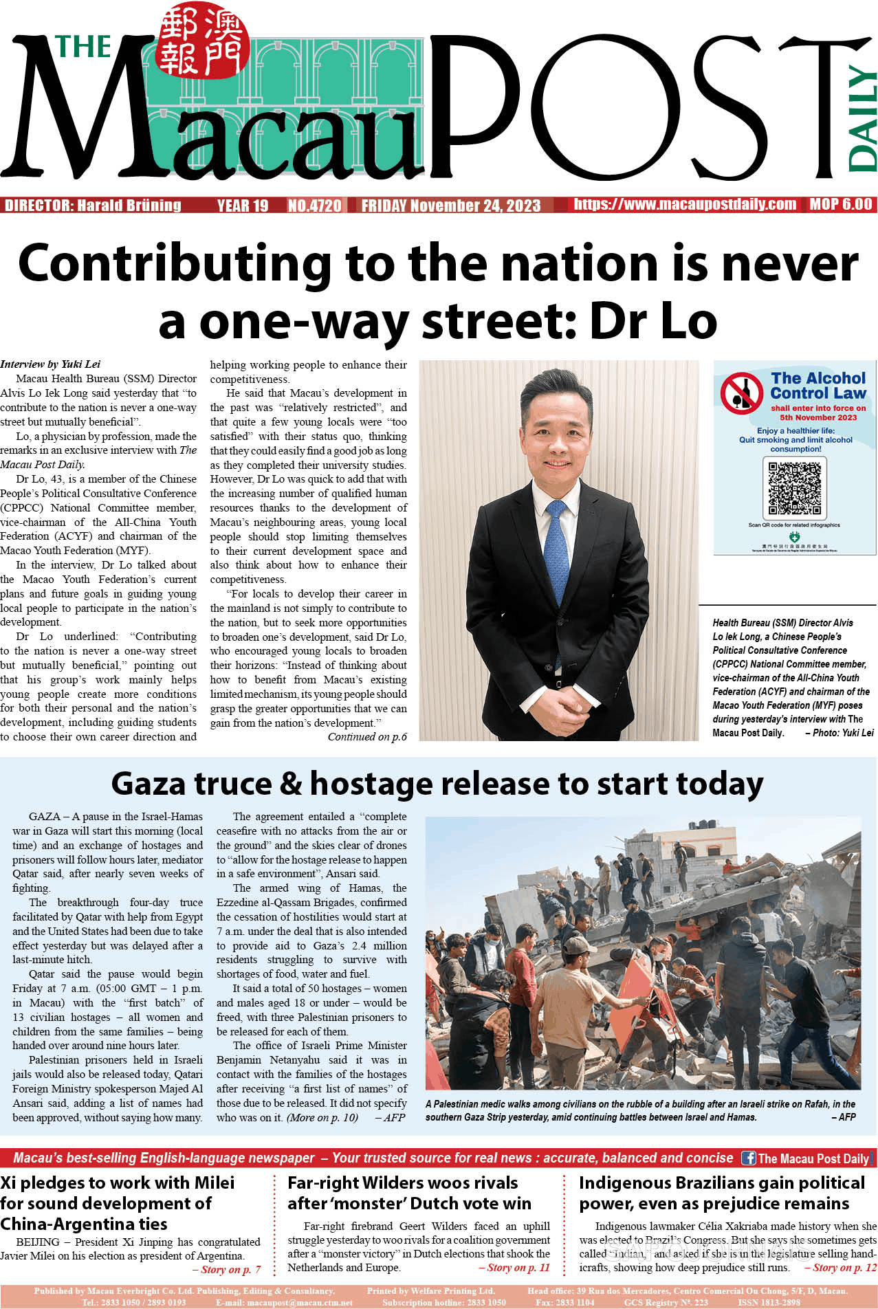The Macau Post Daily (24 nov 2023) - Jornais e Revistas - SAPO.pt ...