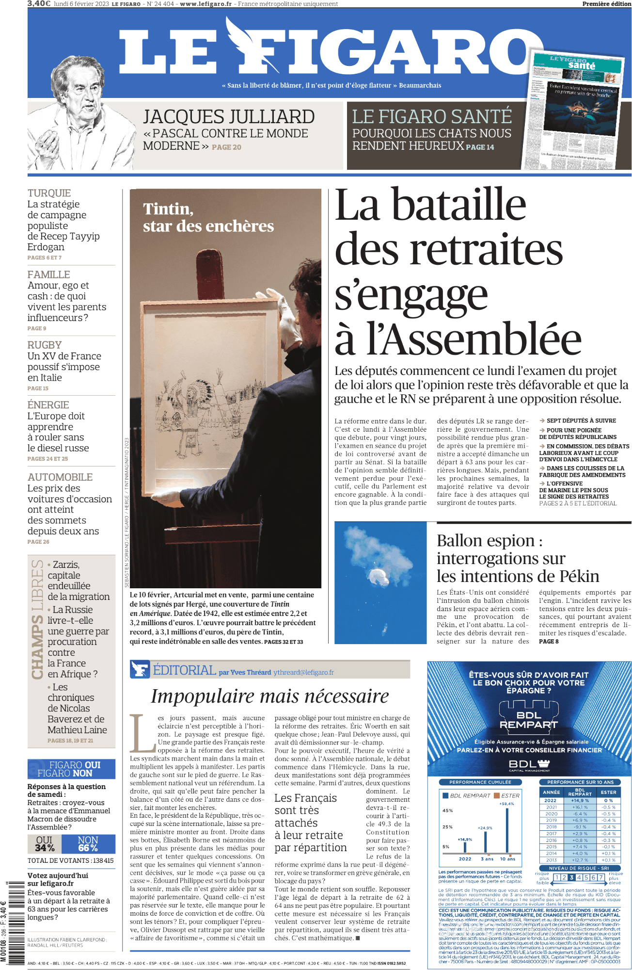Le Figaro (6 fev 2023) - Jornais e Revistas - SAPO.pt - Última hora e ...
