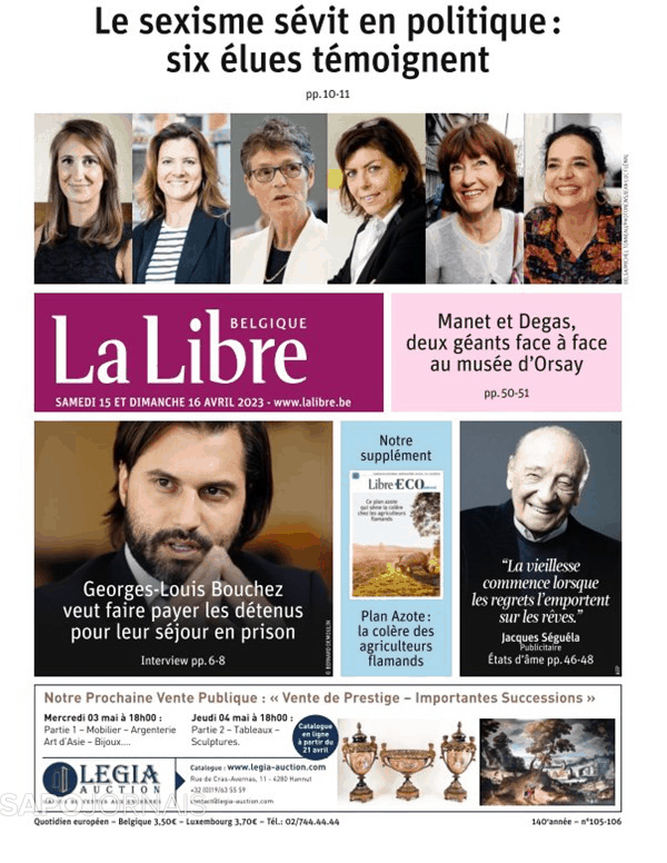 La Libre Belgique (15 abr 2023) - Jornais e Revistas - SAPO.pt - Última ...