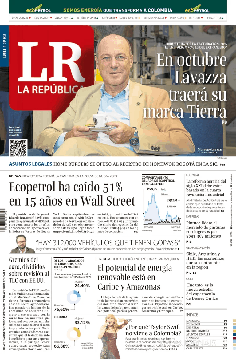 La Republica (11 set 2023) - Jornais e Revistas - SAPO.pt - Última hora ...
