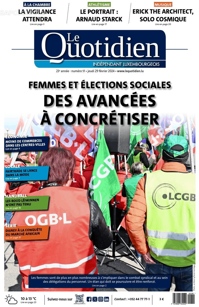 Le Quotidien (29 fev 2024) - Jornais e Revistas - SAPO.pt - Última hora ...