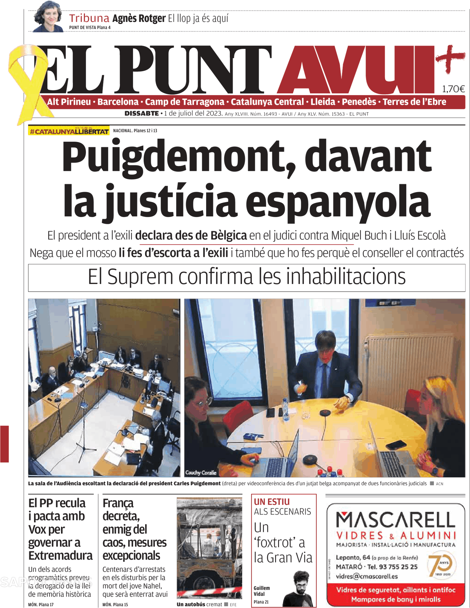 El Punt Avui | Edició Catalunya (1 jul 2023) - Jornais e Revistas ...