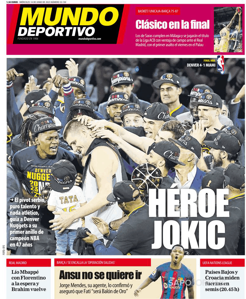 Mundo Deportivo (14 jun 2023) - Jornais e Revistas - SAPO.pt - Última ...