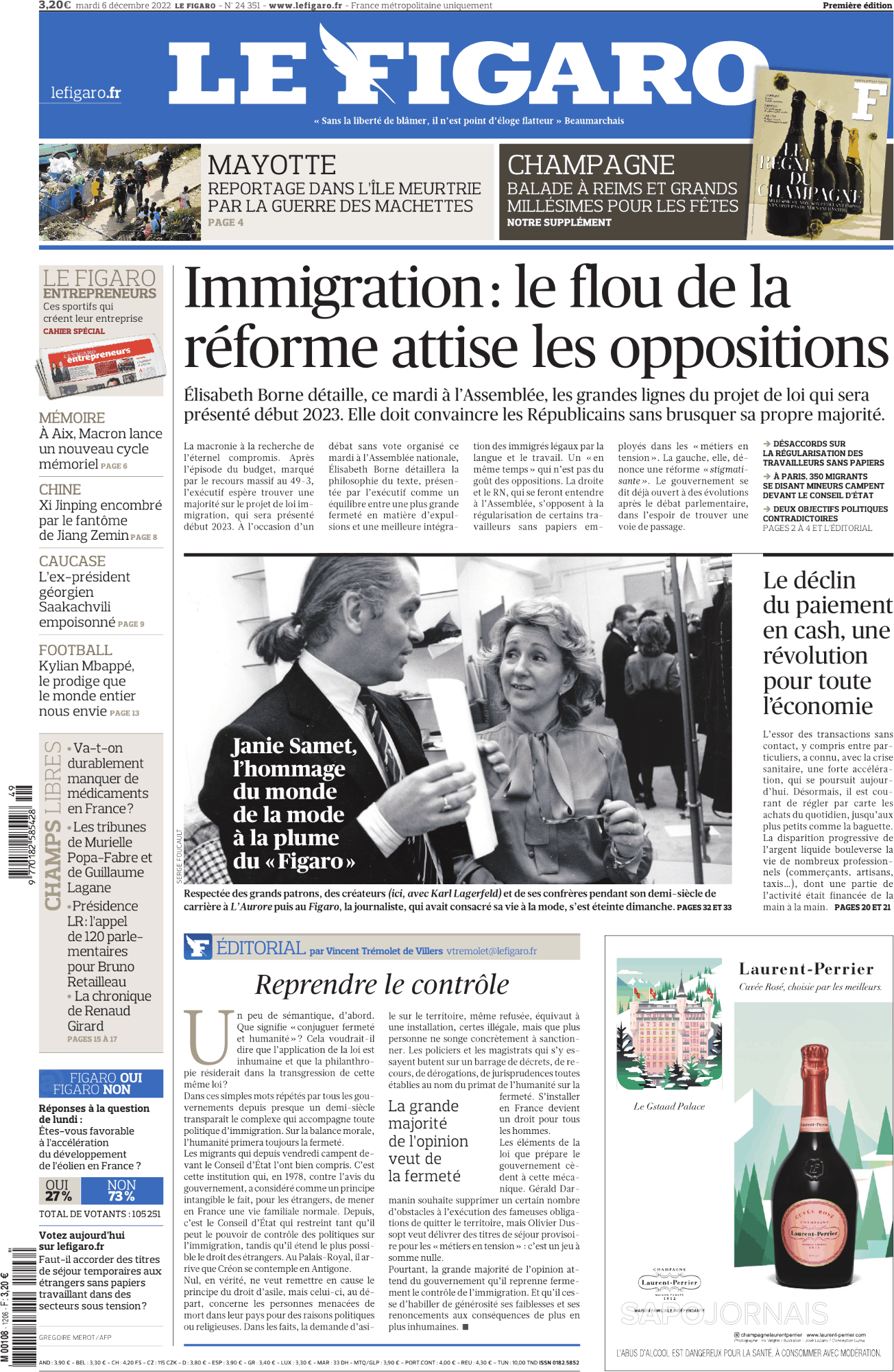 Le Figaro (6 dez 2022) - Jornais e Revistas - SAPO.pt - Última hora e ...
