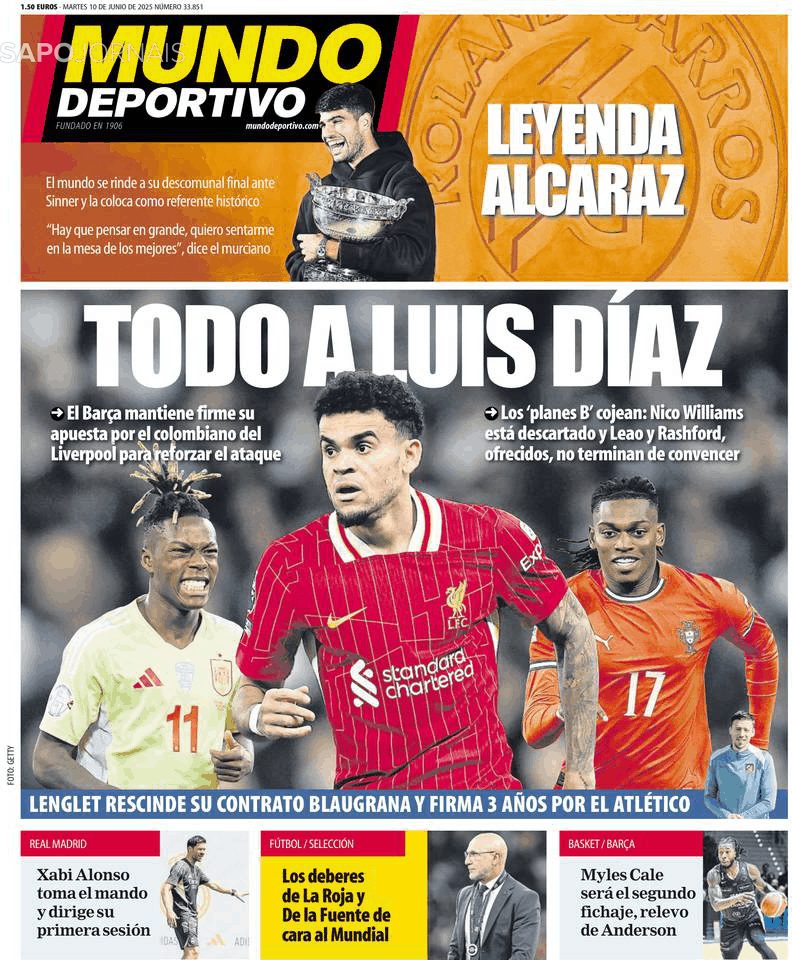 Mundo Deportivo (Madrid) (10 jun 2025) - Jornais e Revistas - SAPO.pt ...