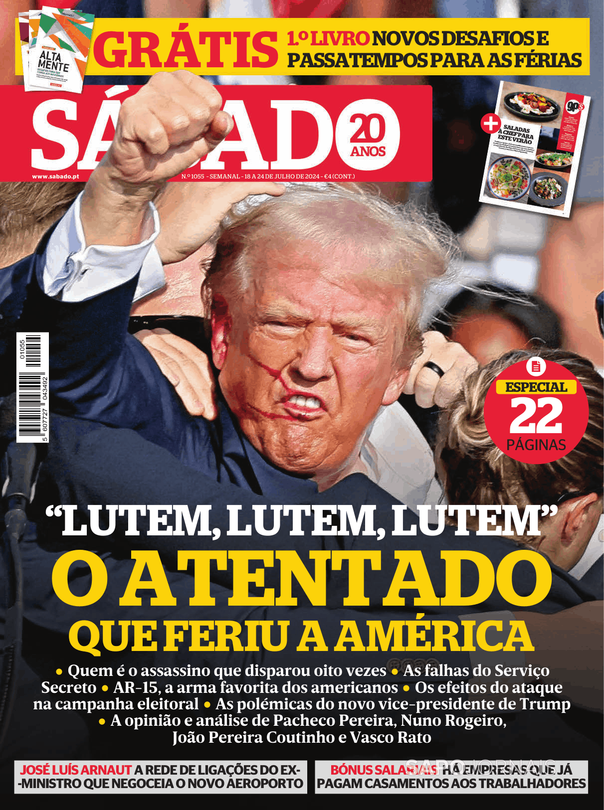 Sábado (18 jul 2024) - Jornais e Revistas - SAPO.pt - Última hora e ...