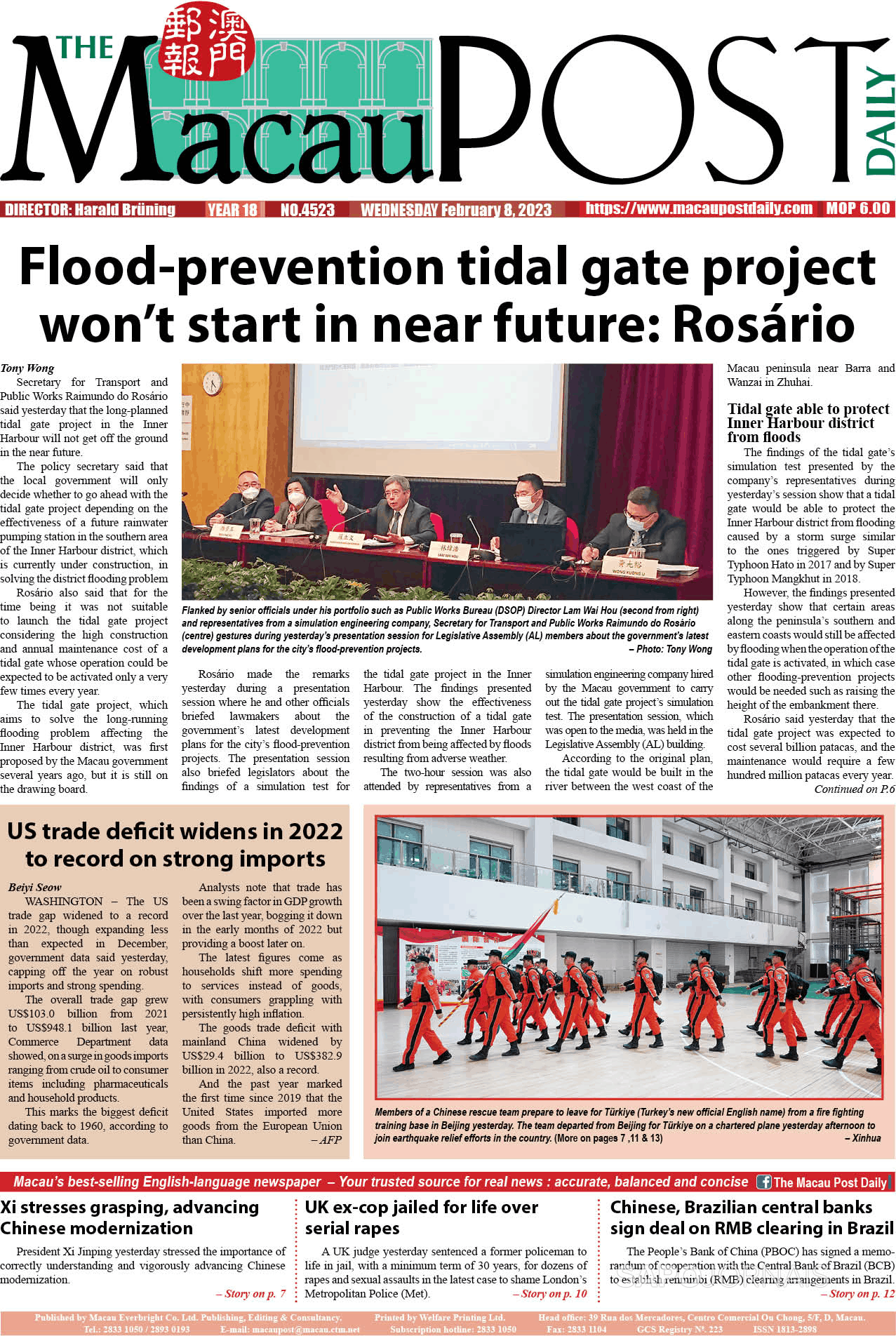 The Macau Post Daily (8 fev 2023) - Jornais e Revistas - SAPO.pt ...